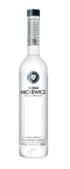 Wódka Adam Mickiewicz 0,5L | Alkohole \ Alkohol mocny | Delikatesy U ...